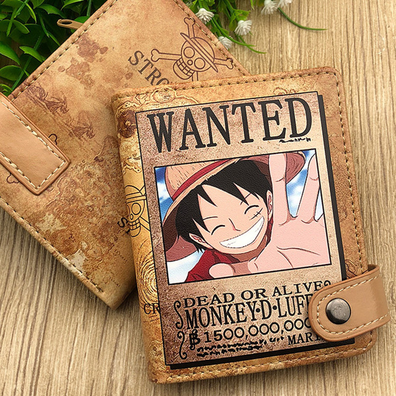 One Piece Anime Figure Wallet, Luffy Purse, Zoro ZanBounty, Order ...